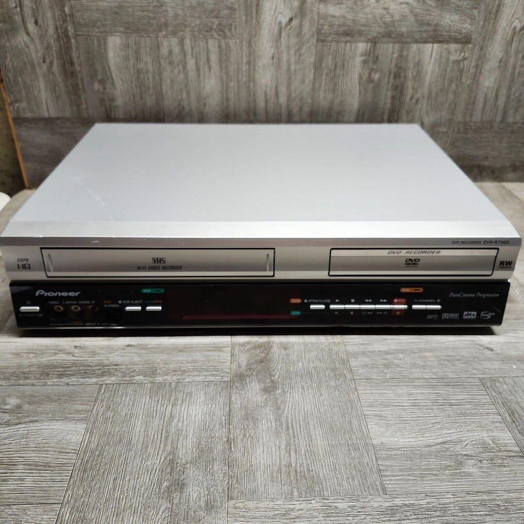 Pioneer DVD / VHS Combo Recorder Player DVR-RT500-S - Tested - No ...