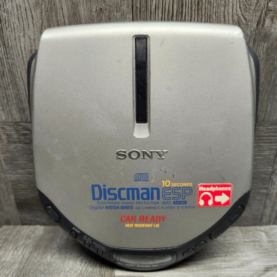Sony Discman CD Player Model D-E307CK 10 Second ESP Mega Bass Tested ...