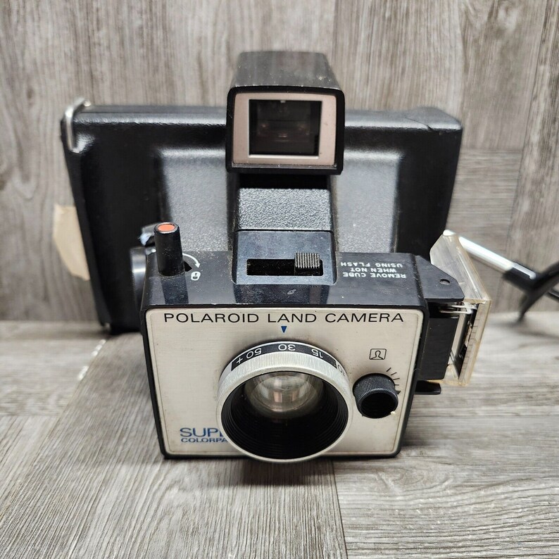 Vintage Polaroid Land 108 Film Camera Super Colorpack Untested - Etsy