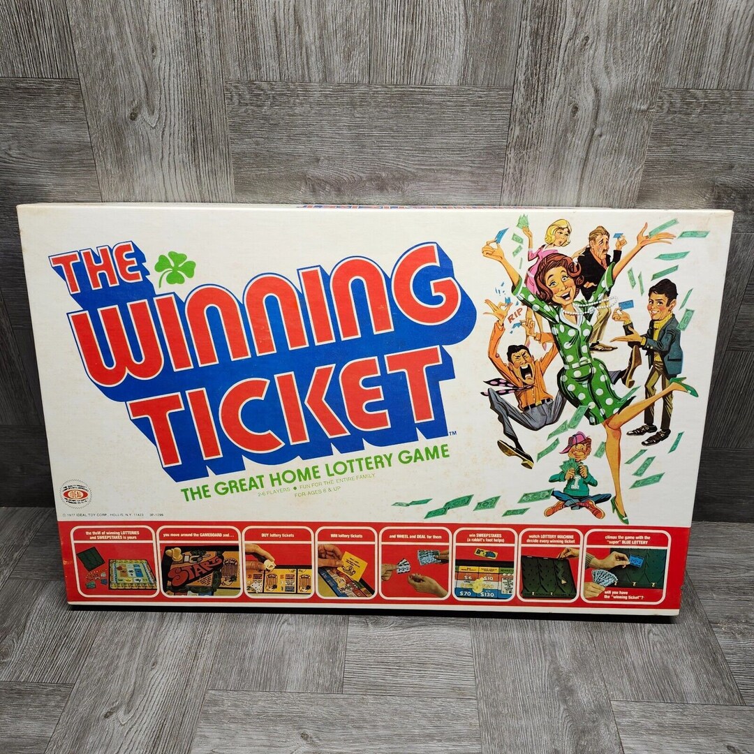 Vintage 1977 Ideal Winning Ticket Board Game never Used - Etsy