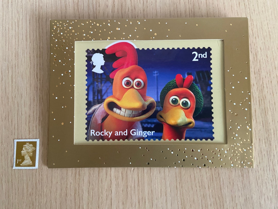 Chicken Run on a 2022 Postage Stamp Postcard From Wallace and Gromit ...