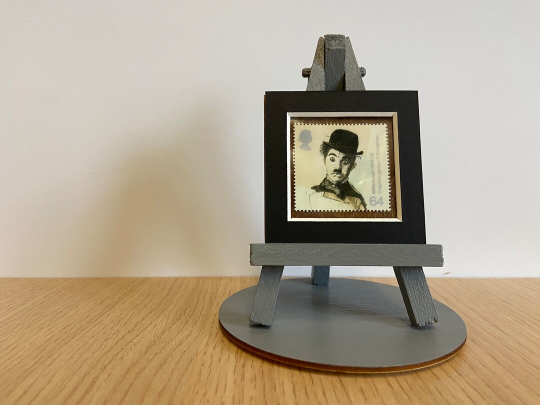 Charlie Chaplin Postage Stamp Ornament - 1999 New Charlie Chaplin With ...