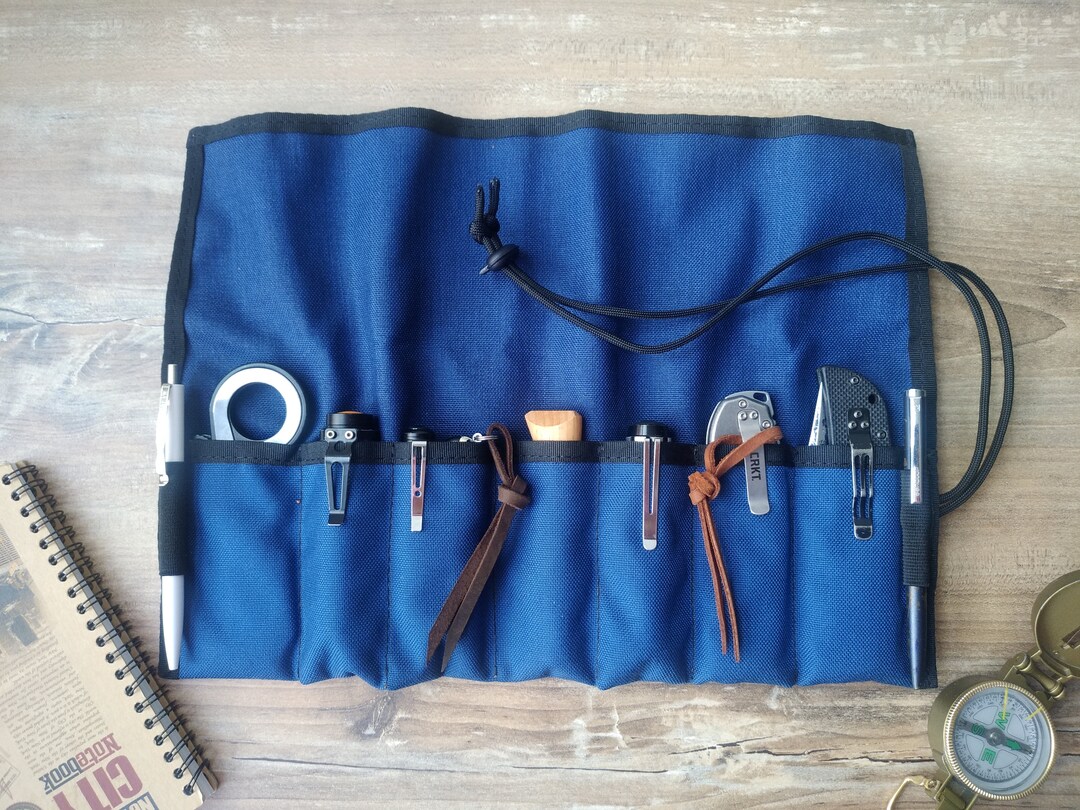 EDC Roll, EDC Organizer, EDC Rolled up Bag, Case for Knife 1000d ...
