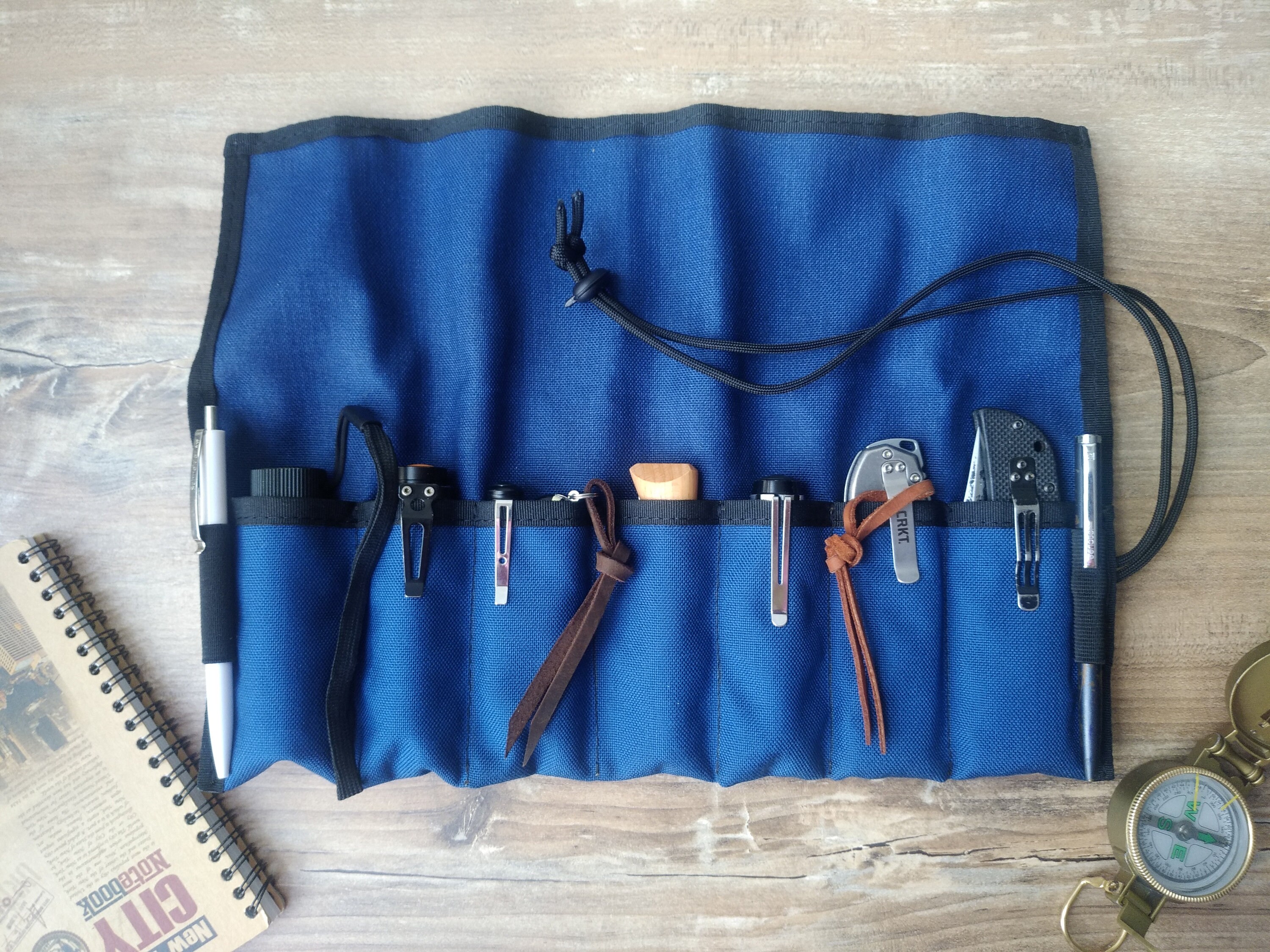 EDC Organizer Cordura 1000D | EDC Tool Roll | Pocket Organizer for ...