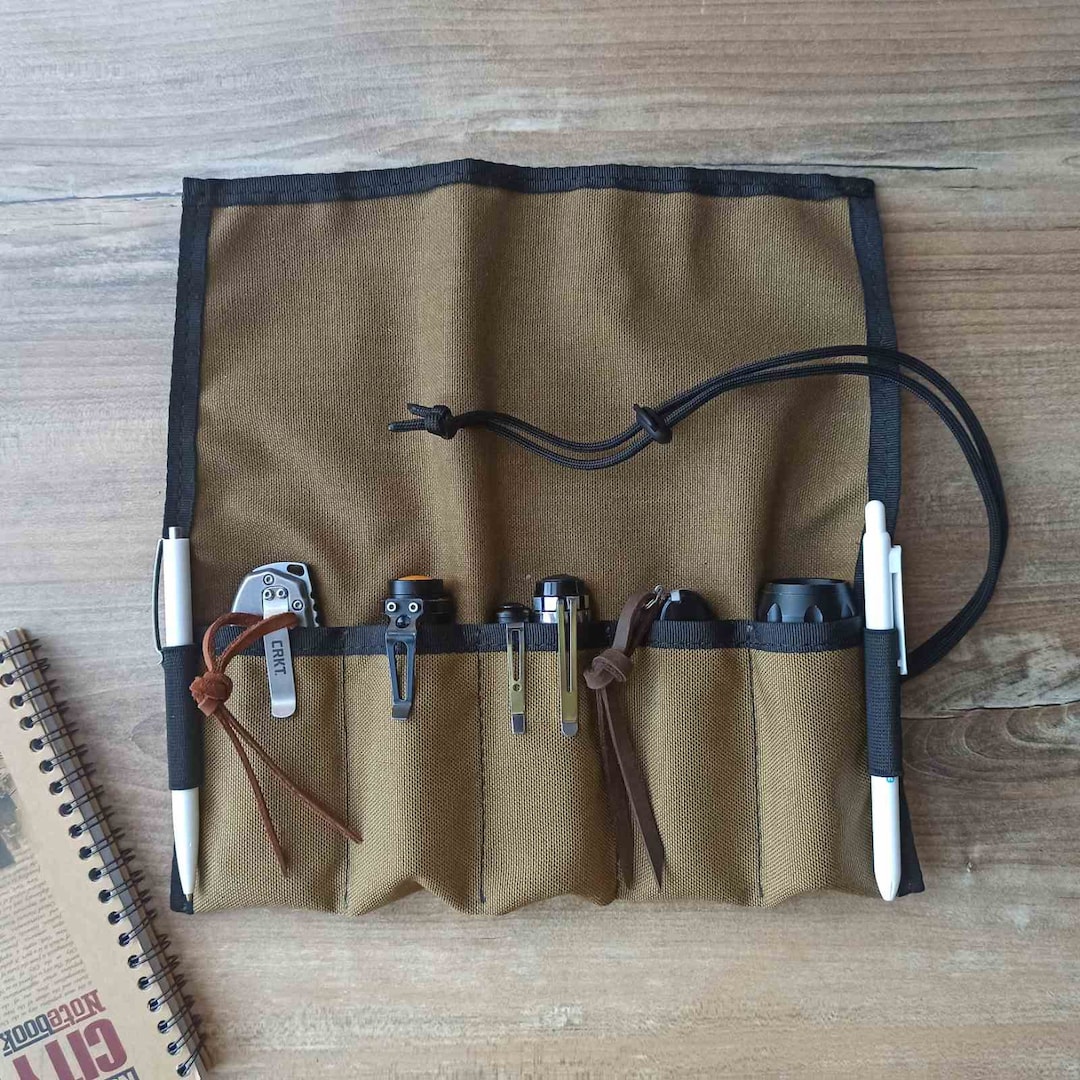 EDC Organizer, Cordura 1000d , EDC Tool Roll, Case for Knife, Organizer ...