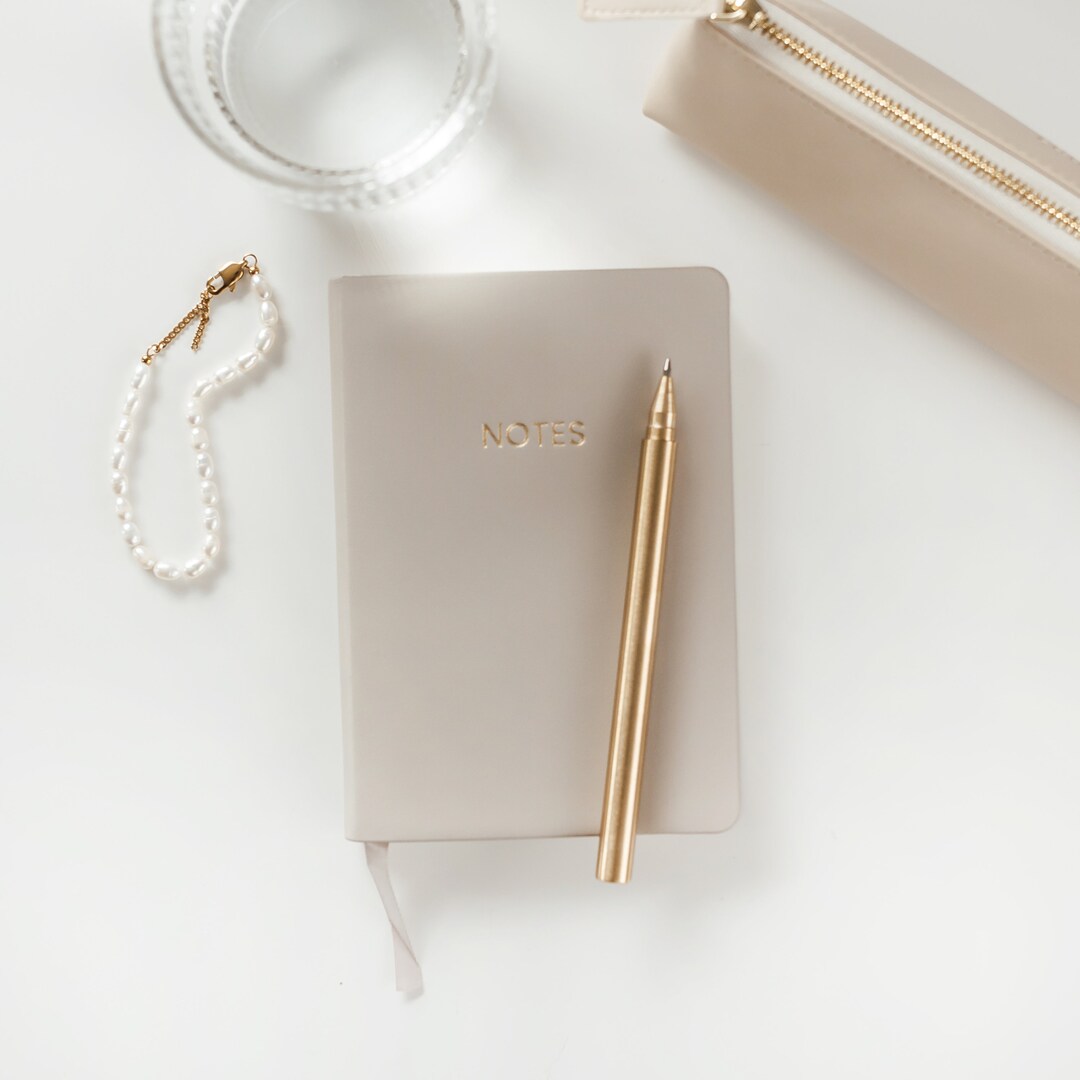 Notizbuch Cream // Notes - Etsy.de