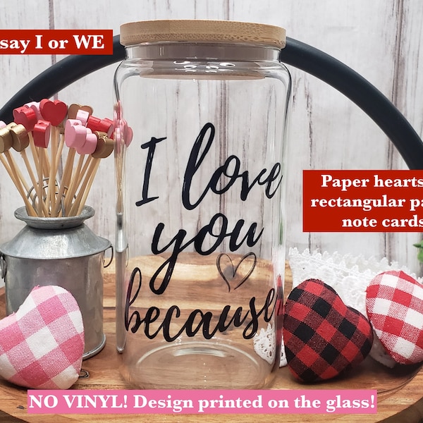 I Love You Because - Etsy