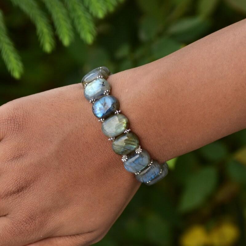 Large Stone Bracelet - Etsy