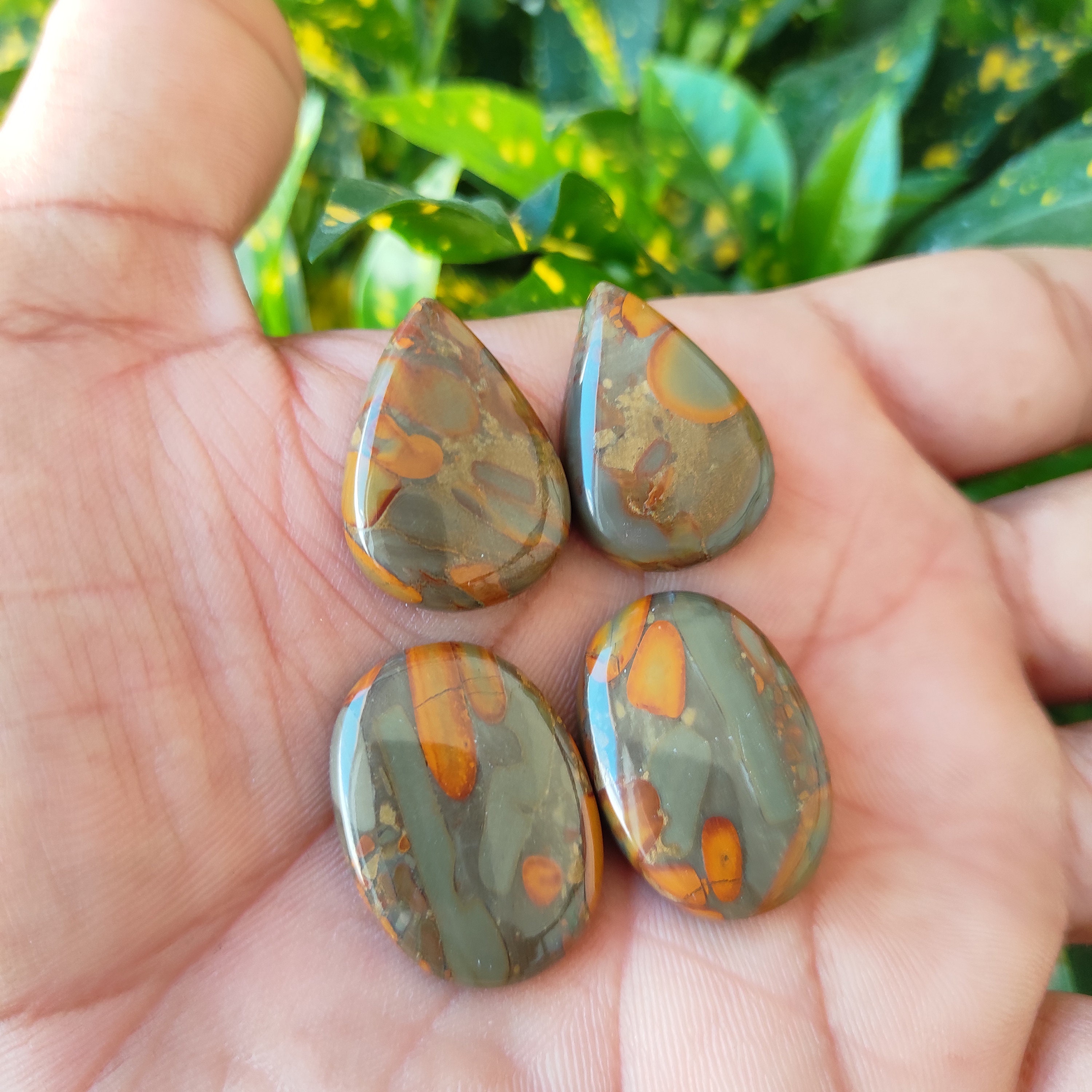 Brecciated Jasper Cabochon Loose Gemstone For Jewelry Making | Etsy