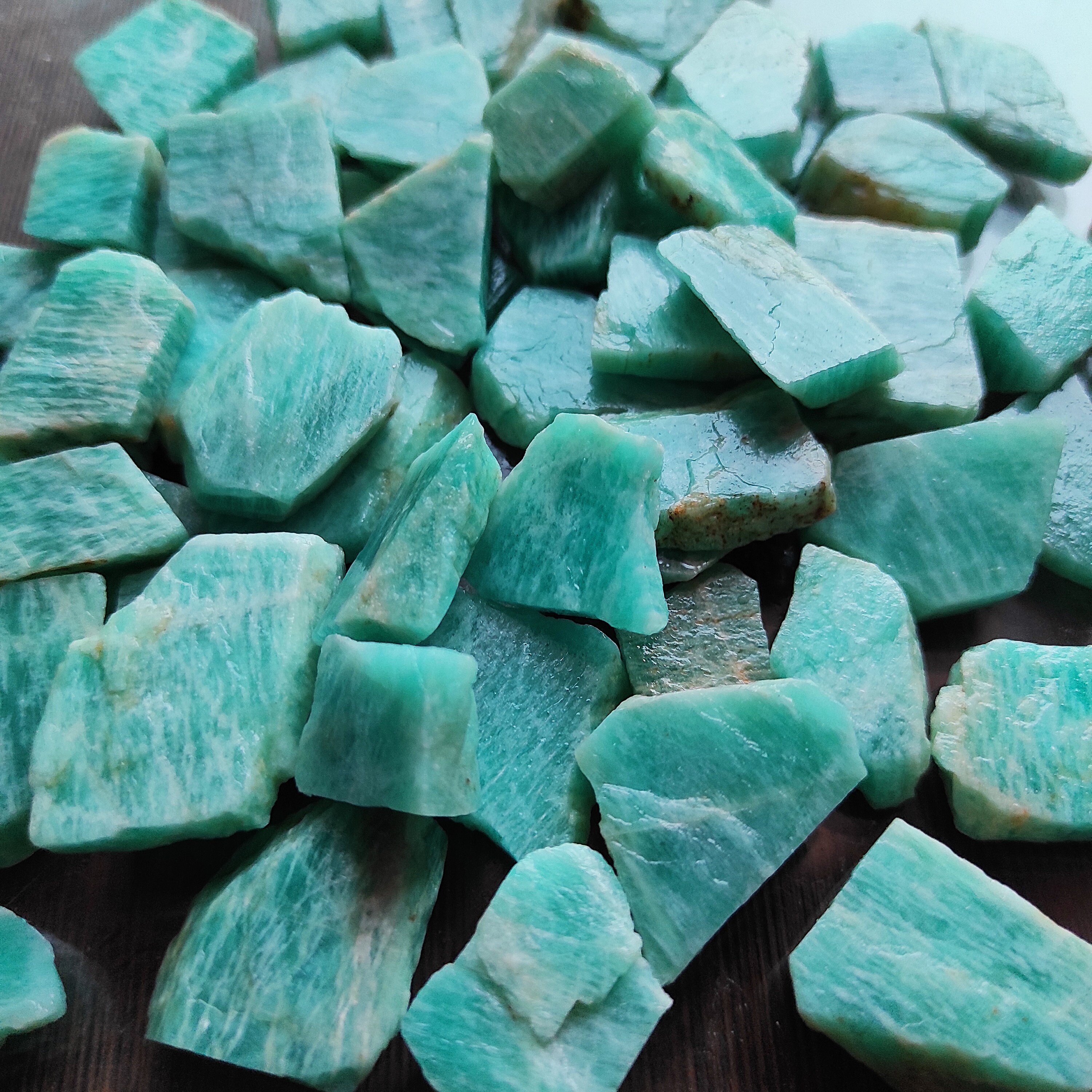 Amazonite Rough Stone for making jewellry.Top qualityBest | Etsy