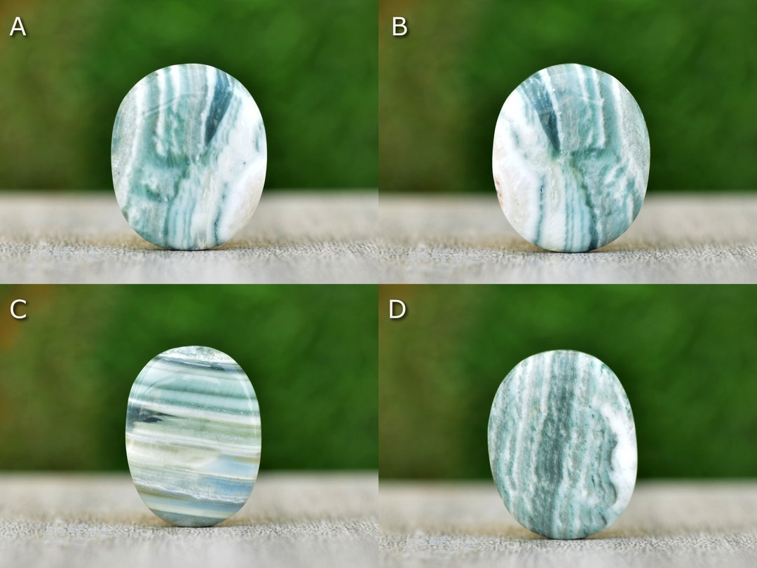 GREEN LACE Agate Matched AAA One Quality 100% Natural Cabochon Loose ...