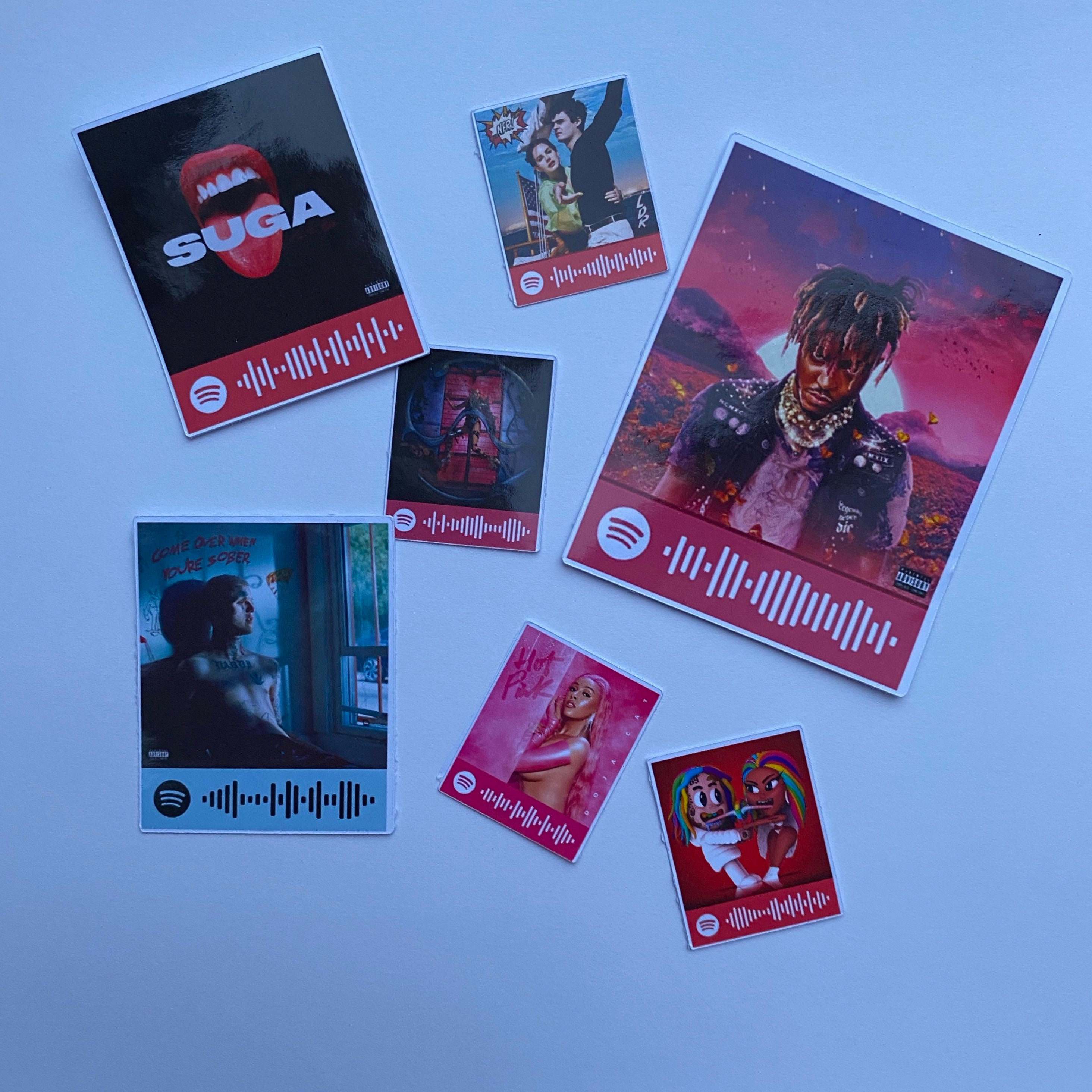 Stickers, Labels & Tags Custom Spotify Code Stickers Stickers Paper ...