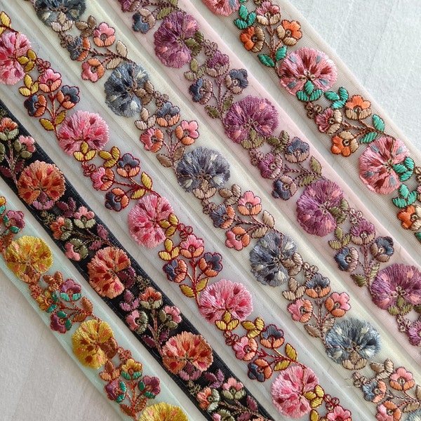 Embroidered Ribbon - Etsy