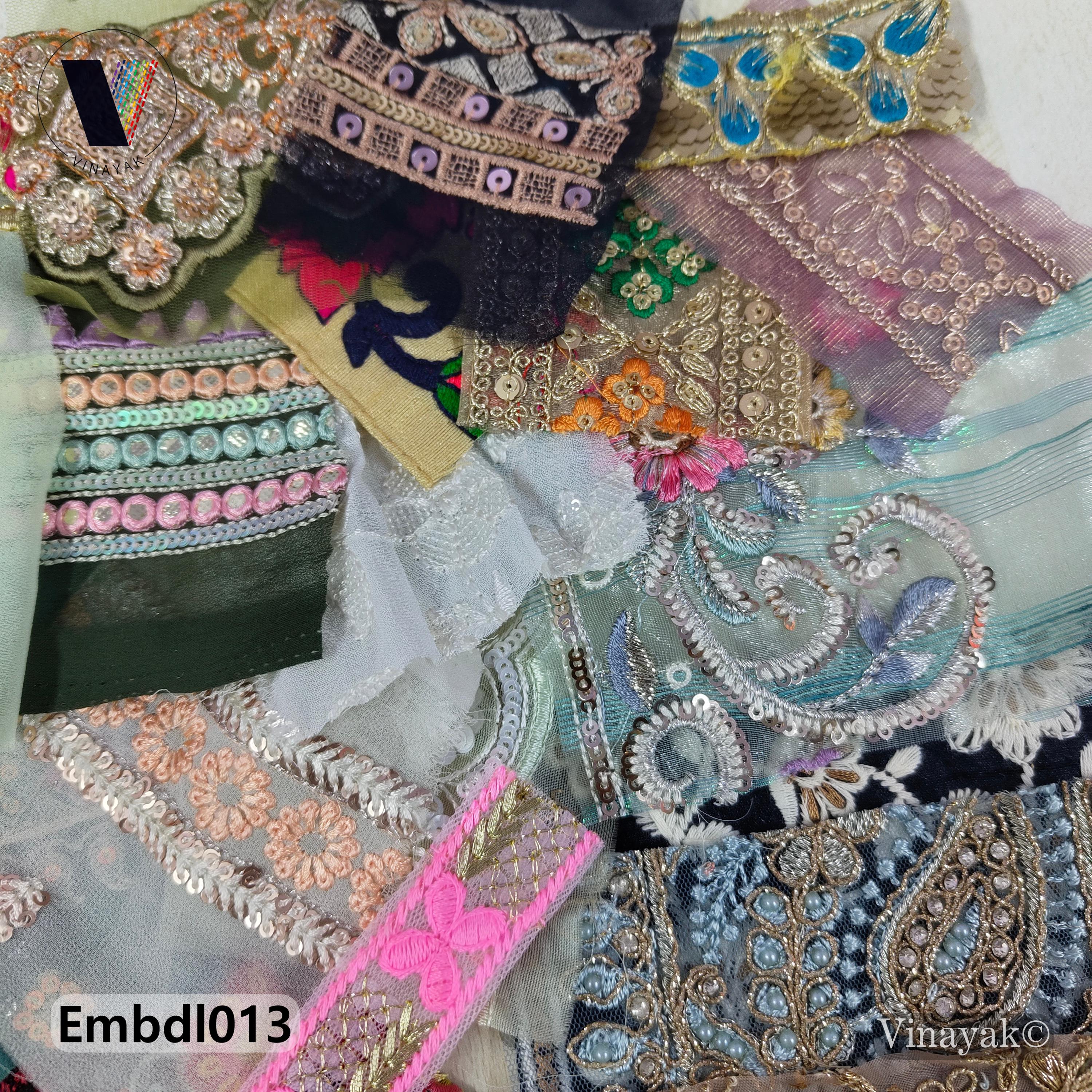 2"-3" Bundle of 50 Pcs Assorted Thread Beaded Indian Decorative ...