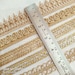 Narrow Gold Braided Embroidered Loop Trim Saree Ribbon Embellishment ...