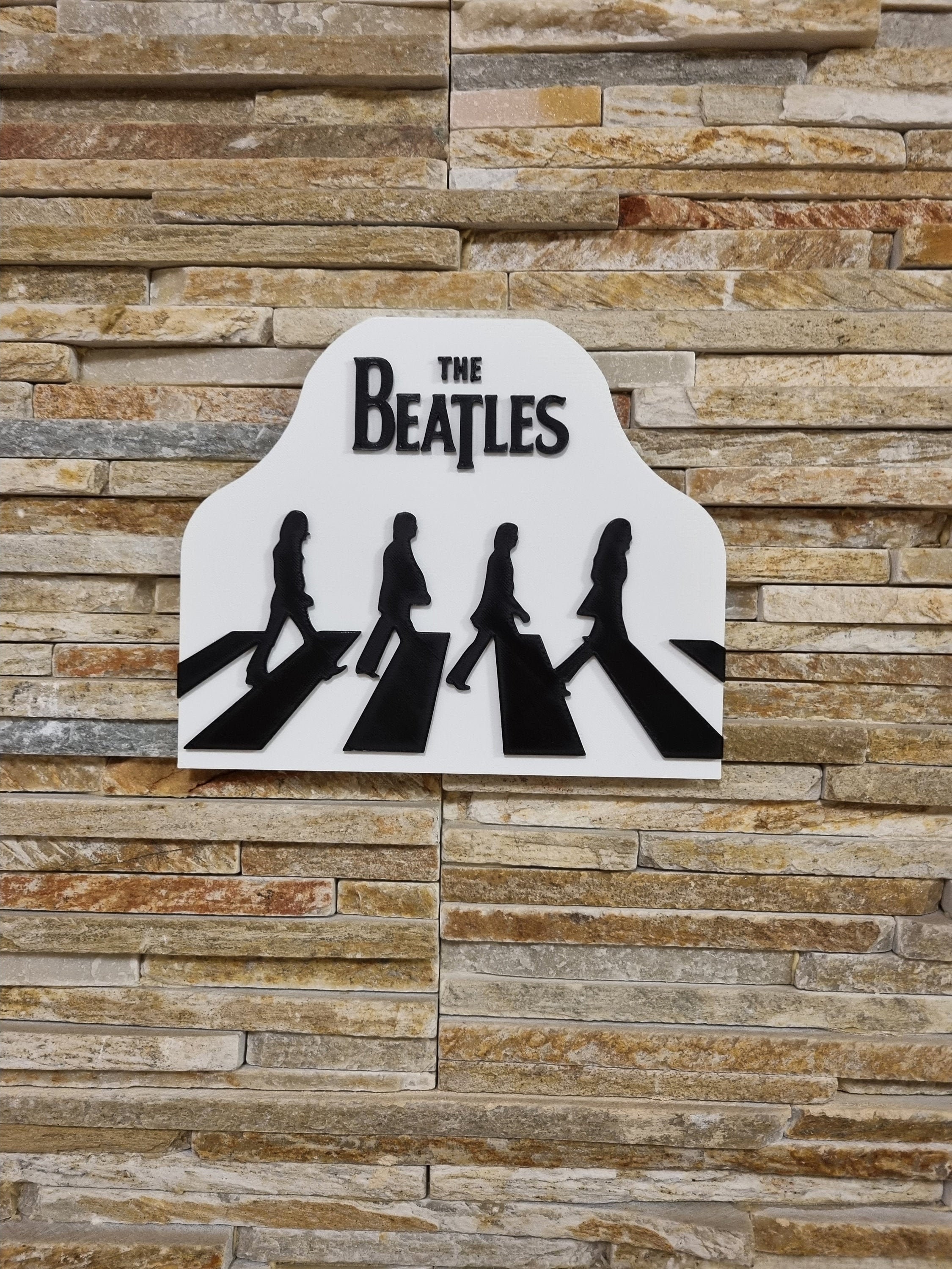 The Beatles Wall Sign Fridge Magnet Abbey Road Rock Band | Etsy