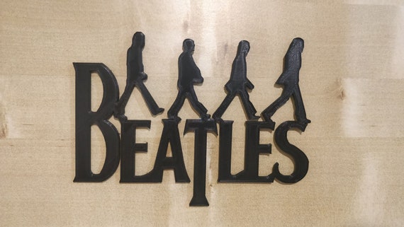 The Beatles Wall Sign Fridge Magnet Abbey Road Rock Band | Etsy