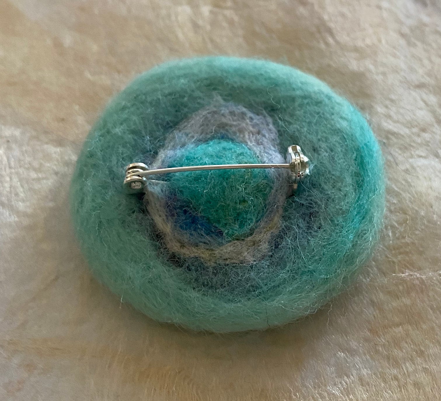 Needle Felted Brooch Organic floral design - Etsy 日本