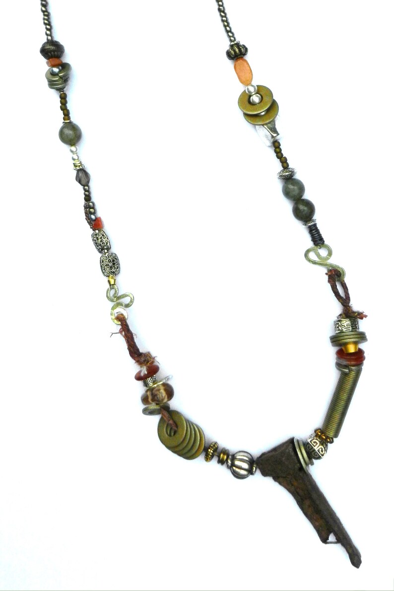 Rusted Metal Pendant - Etsy