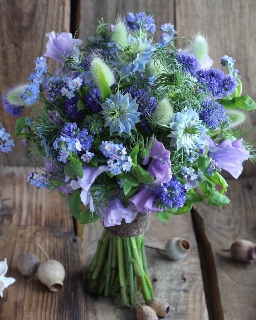 30 Seeds Lovely Flower Blue Mix - Etsy