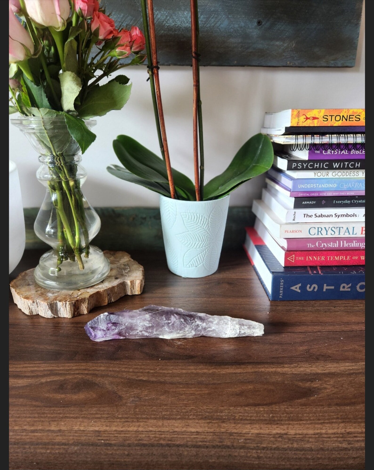 Raw Amethyst Root Crysta Point, Amethyst Wand, Home Decor - Etsy