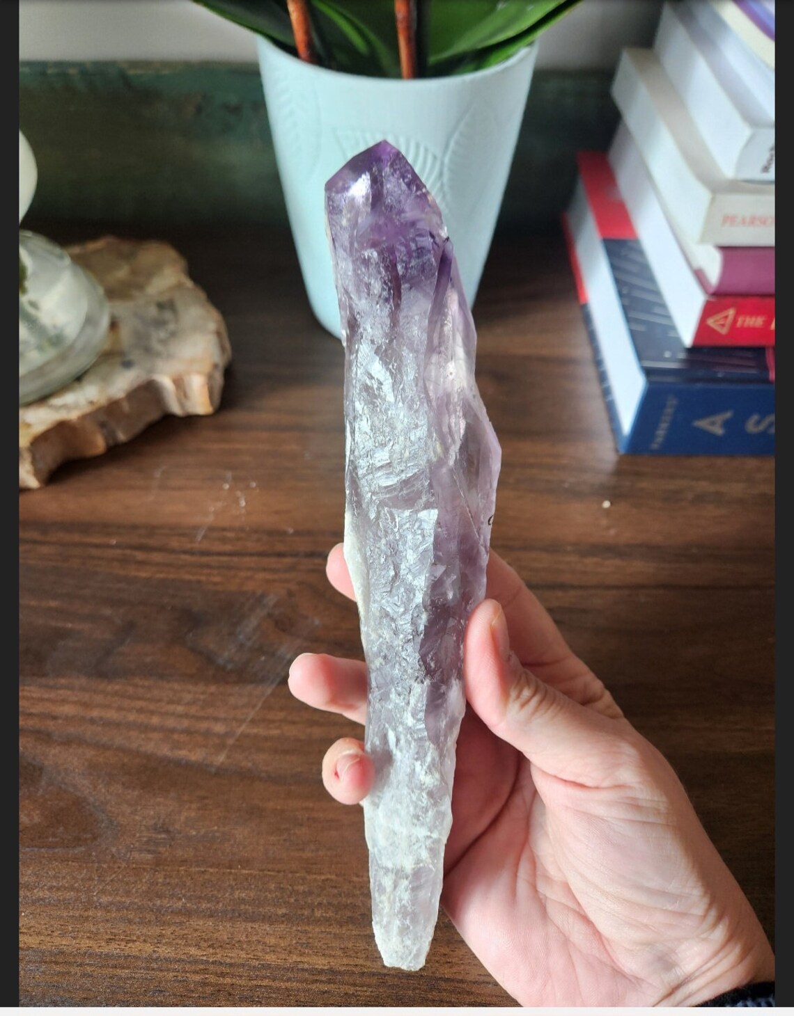 Raw Amethyst Root Crysta Point, Amethyst Wand, Home Decor - Etsy
