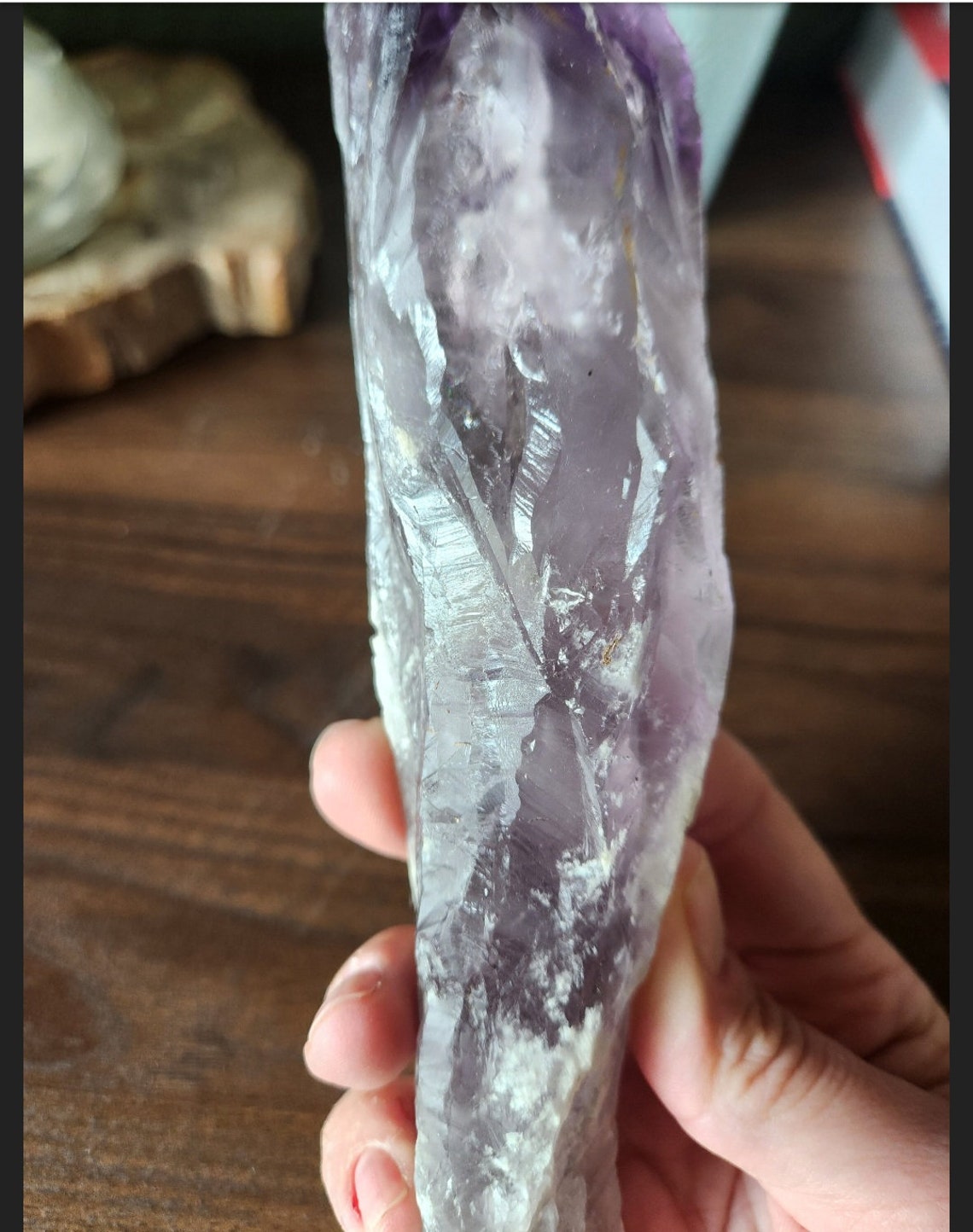 Raw Amethyst Root Crysta Point, Amethyst Wand, Home Decor - Etsy