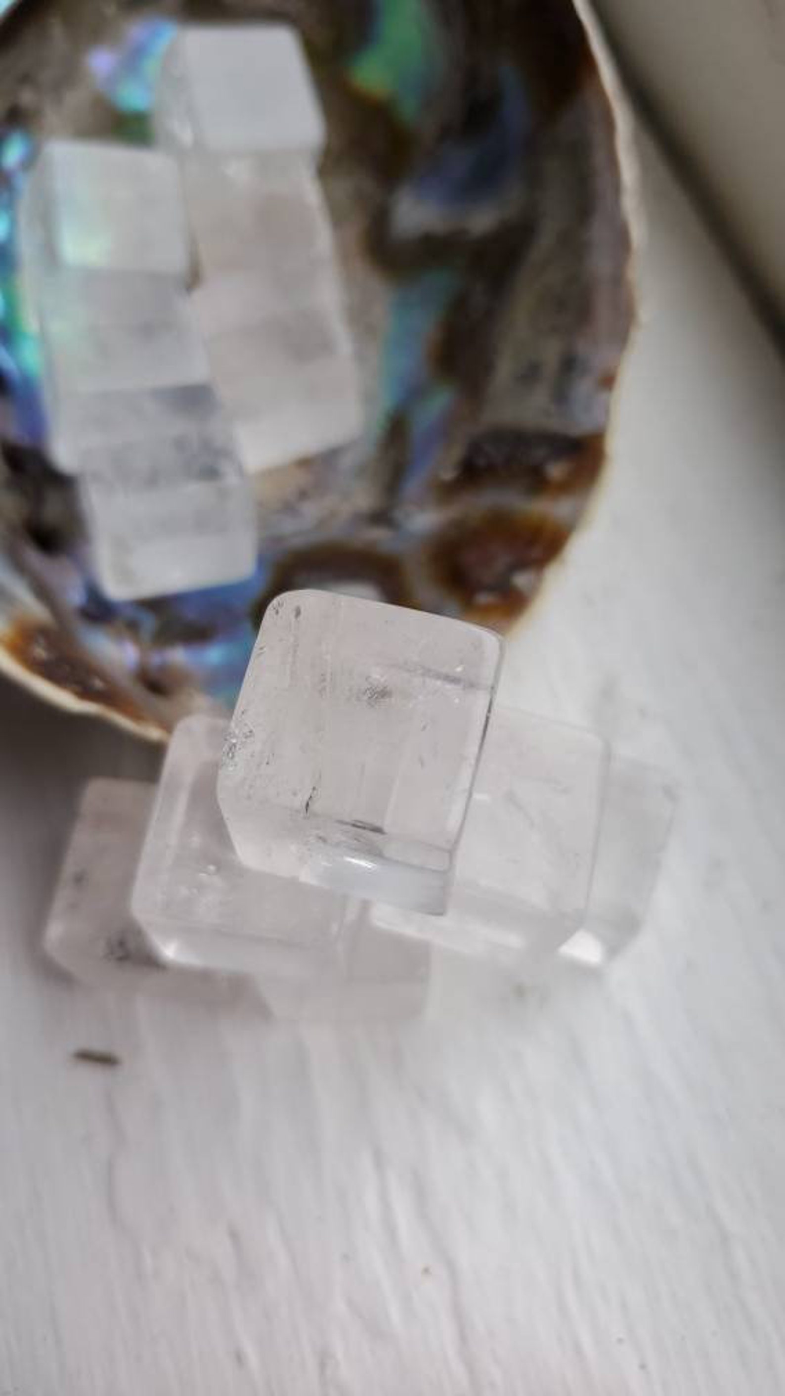 Clear Quartz Crystal Cubes Crystal Grid Stones - Etsy