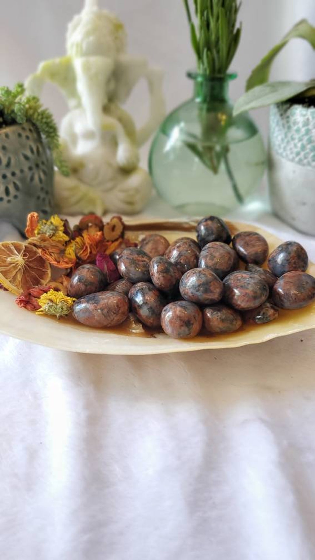 Red Que Sera Tumbles Crystal TumblesPocket Stones Crystal - Etsy België