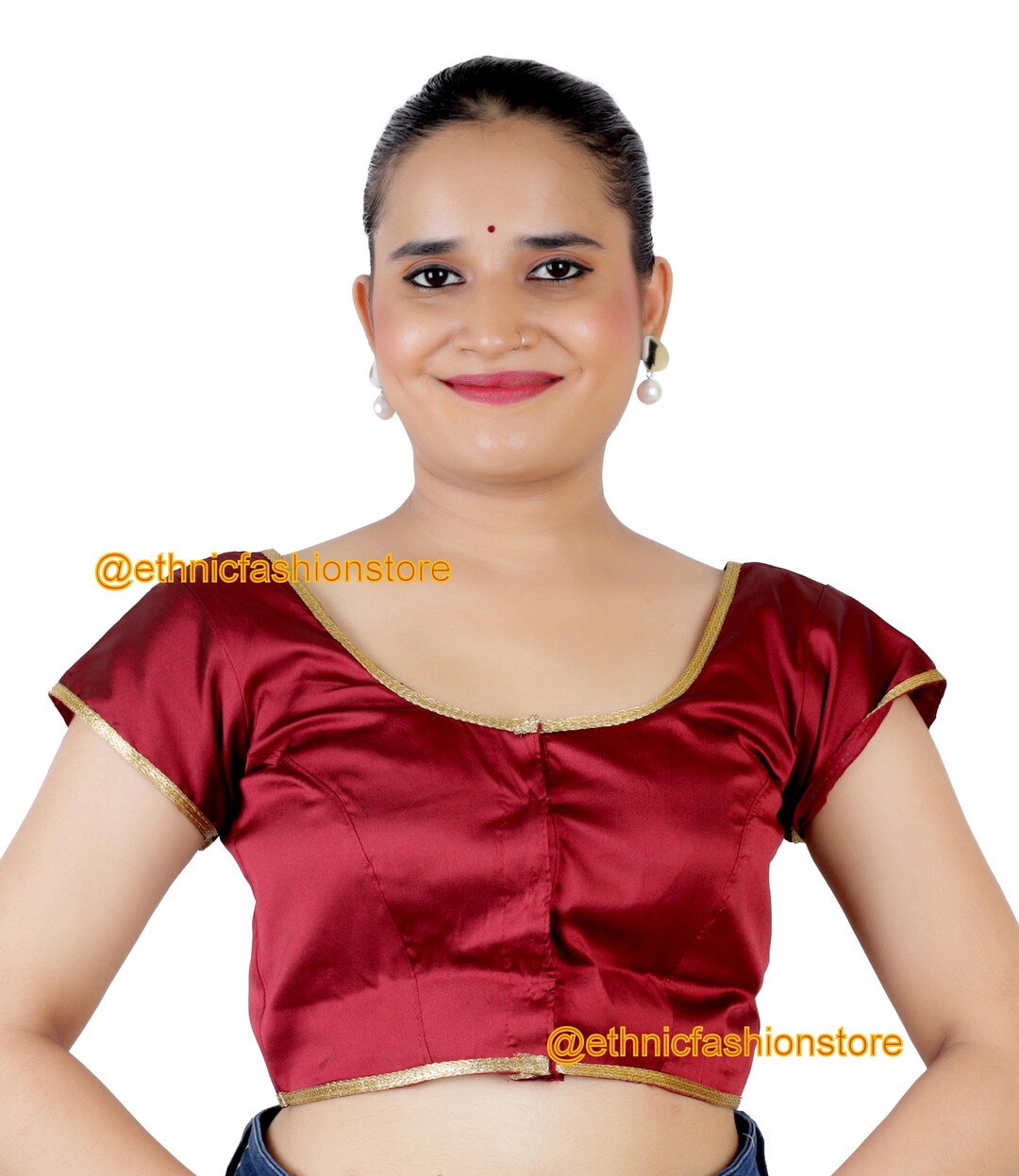 Readymade Maroon Indian Saree Blouse, Traditional Blouse, Ready to Wear ...