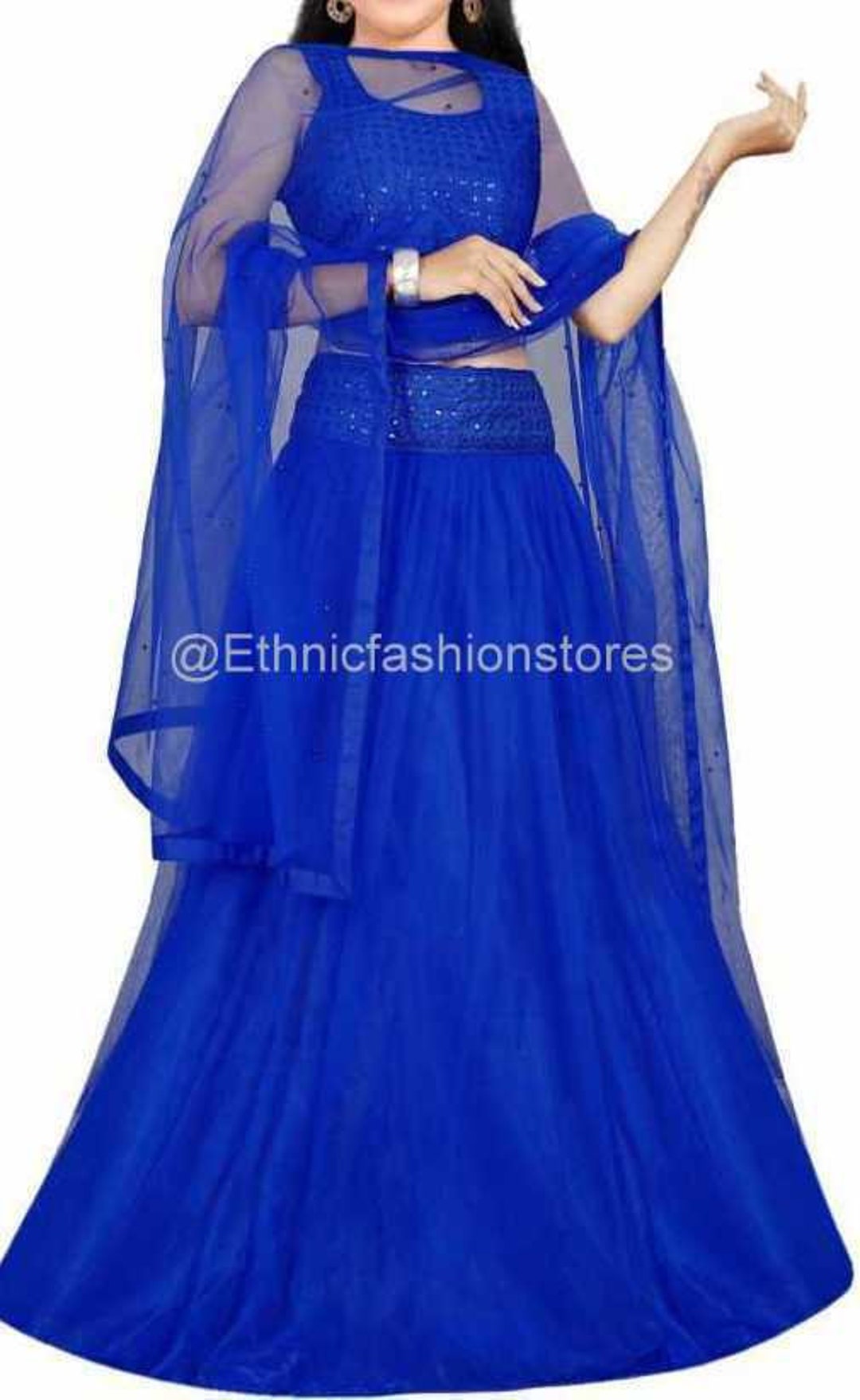 Blue Color Lehenga Choli designer Girls Lehenga Choli - Etsy