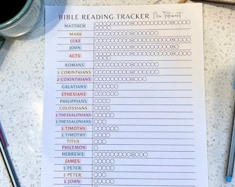 Bible Reading Tracker Old Testament, Bible Reading Plan, Digital ...