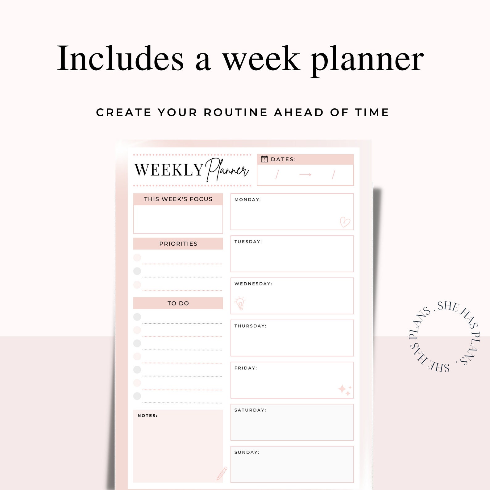 Goal Planner Printable Goal Setting Worksheet Quarterly Goal Planner ...