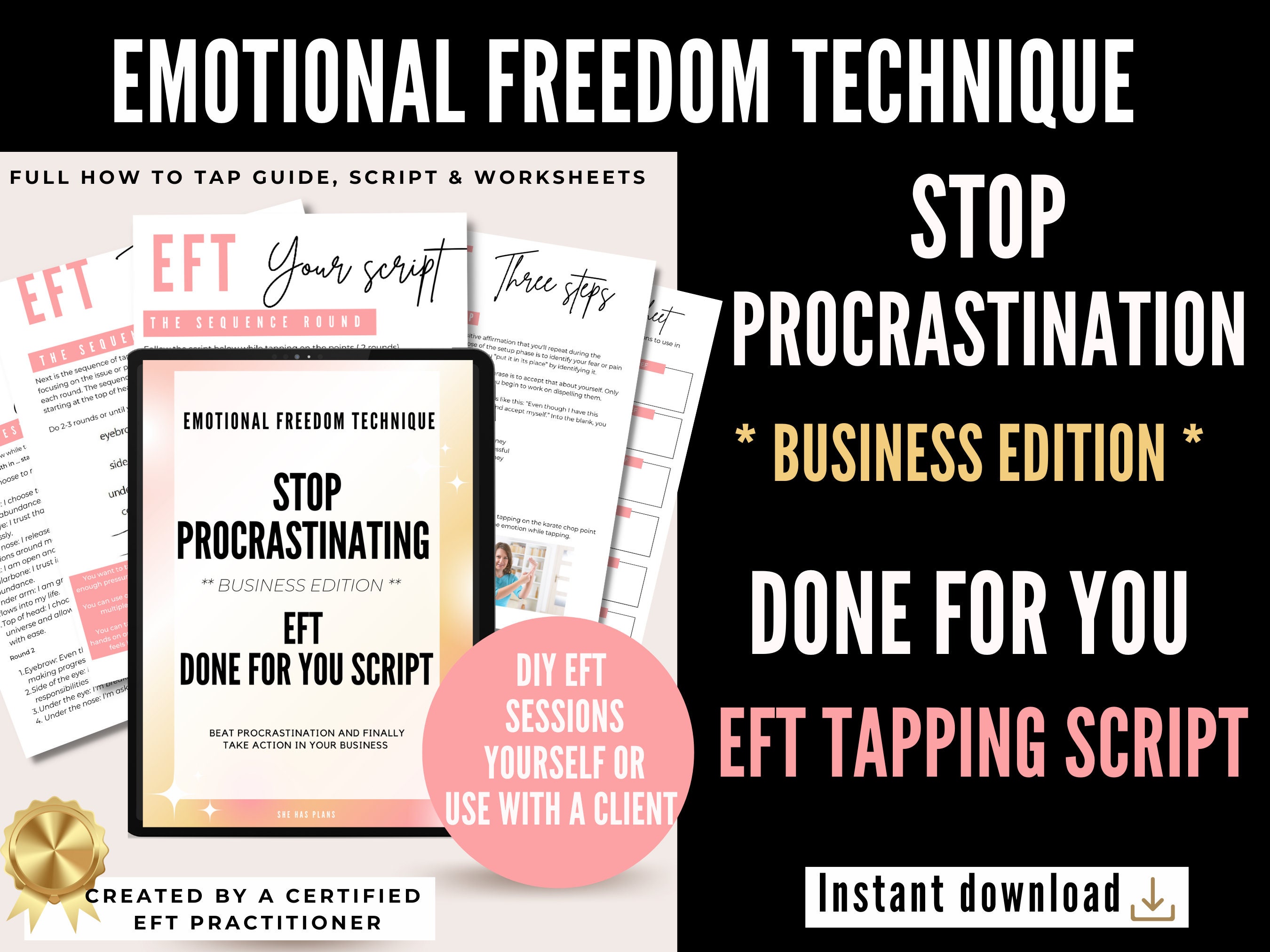 EFT Script for Procrastination Done for You Emotional Freedom Technique ...