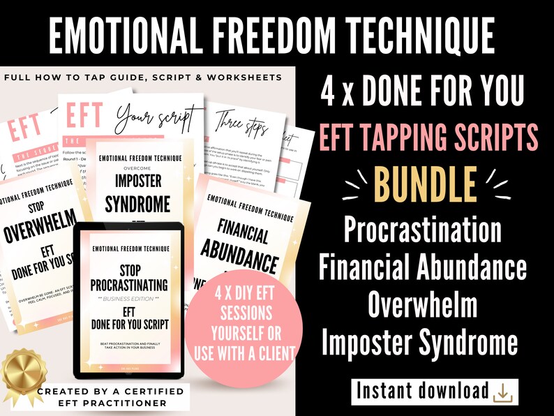 EFT Script for Imposter Syndrome Procrastination Overwhelm & Financial Abundance Done for You ...