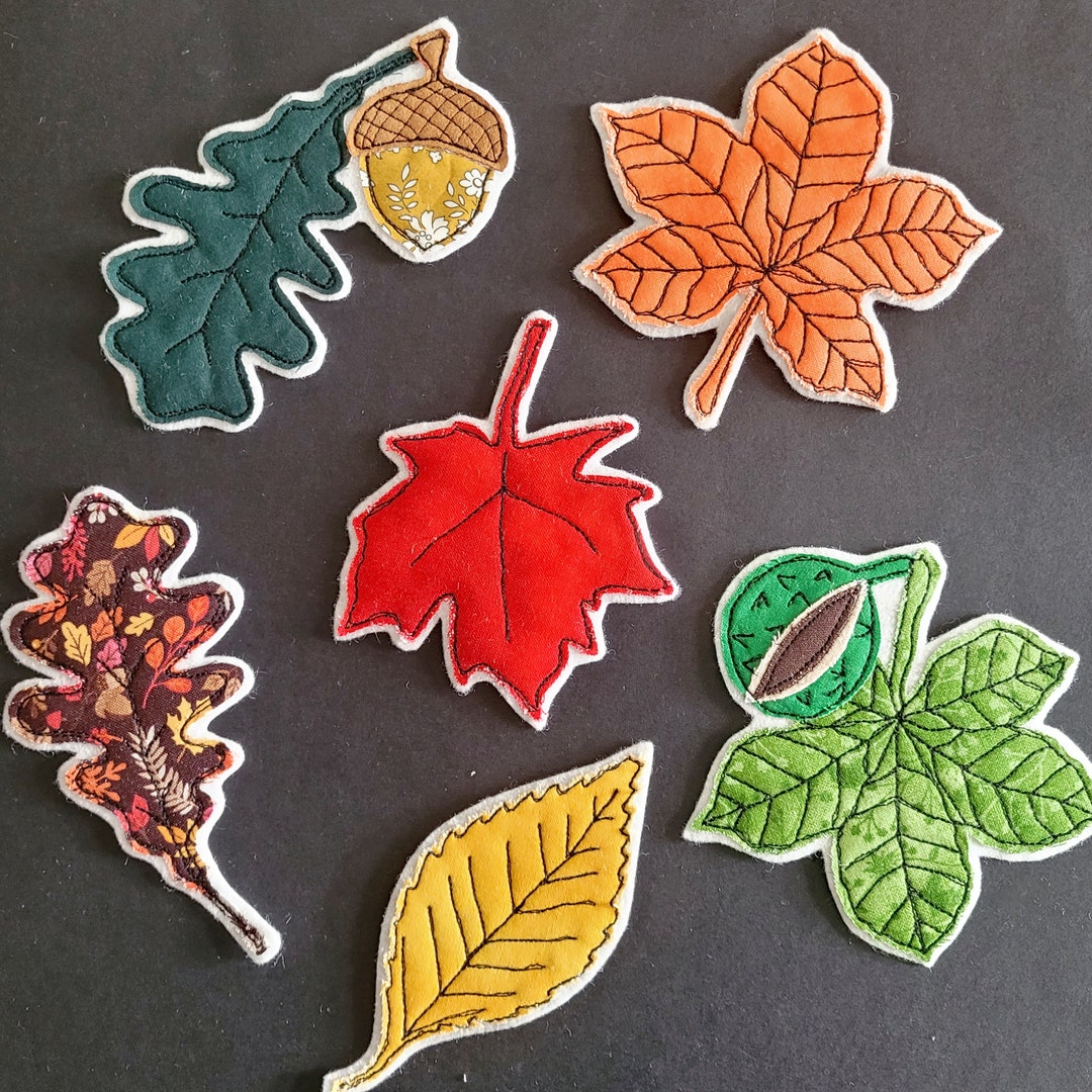 Autumn Leaf Hanging Decorations, Felt Autumn Decor, Autumn Twig Tree ...