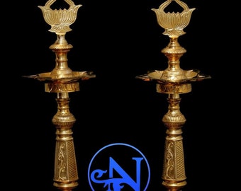 Brass Long Diya Stand - Etsy