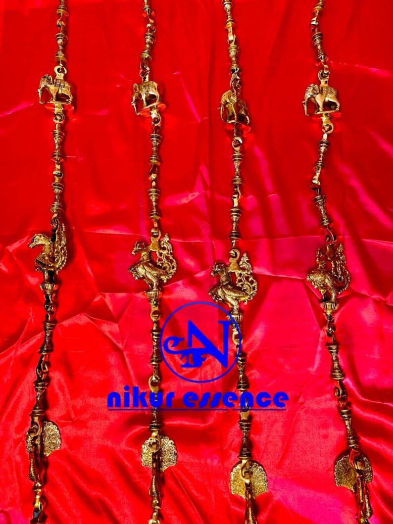 45678910 Feet Pure Brassset OF 4 Swing Chains Pure - Etsy