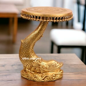 Fish Brass STAND for Idols & Other Purposes, Idols STAND, Brass Statue ...