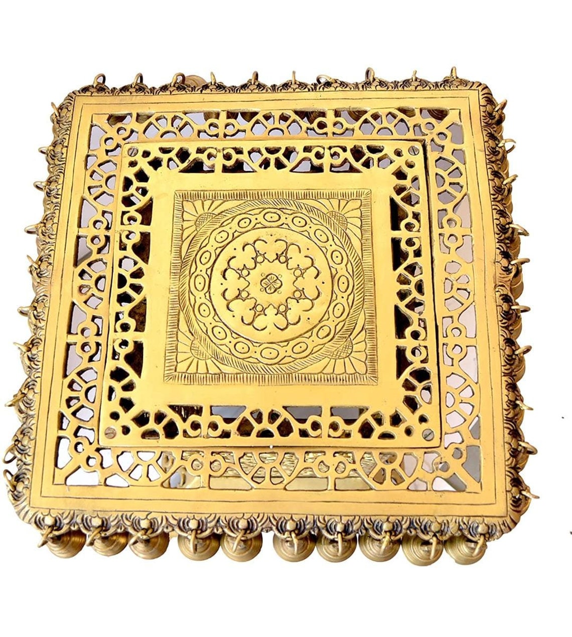 Big Brass STAND FOR IDOLS With Beautiful Mosaic Stone - Etsy