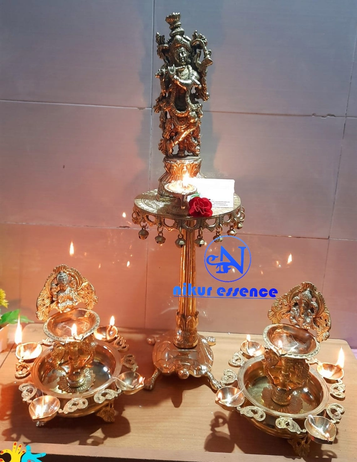 13 Turtoise Brass Idol Stand Urli Standturtoise Stand | Etsy