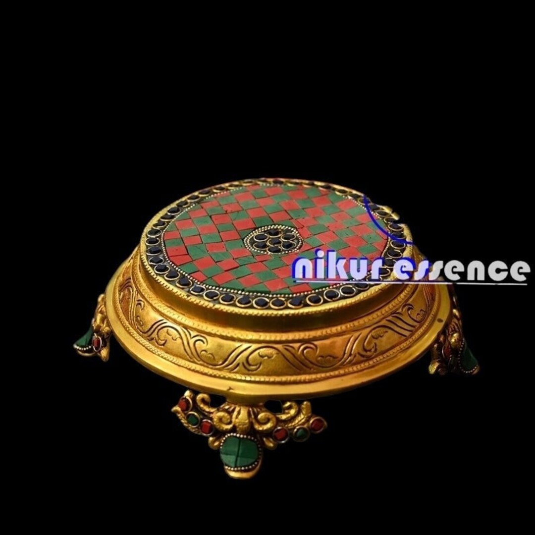 7 Decorative URLI STAND Chowki, Idols STAND, Brass Statue Stand, Home ...