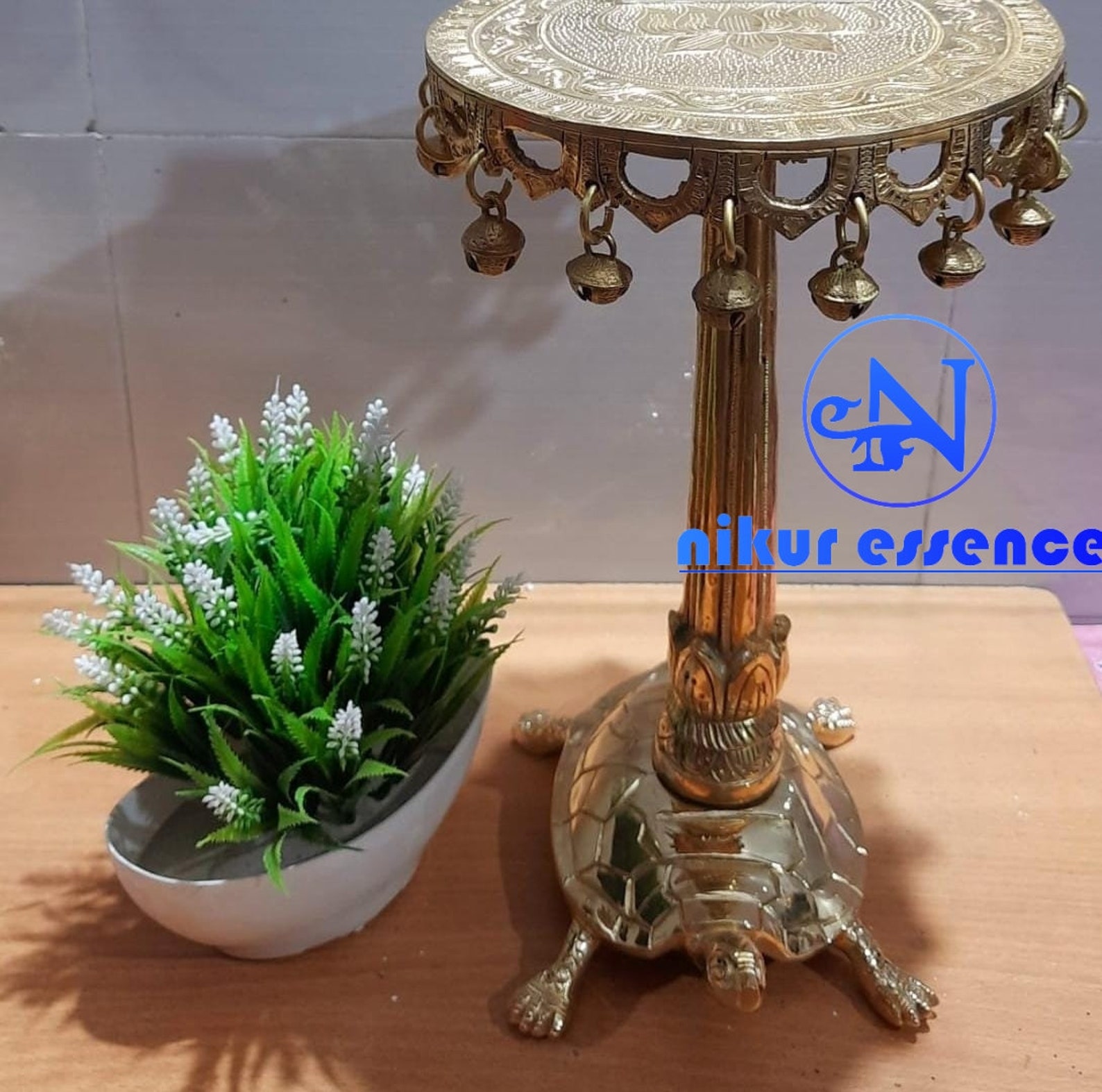 13 Turtoise Brass Idol Stand Urli Standturtoise Stand | Etsy