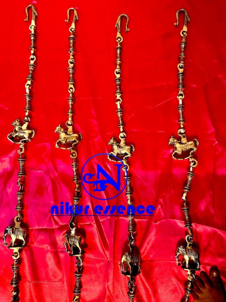 45678910 Feet Pure Brassset OF 4 Swing Chains Pure - Etsy