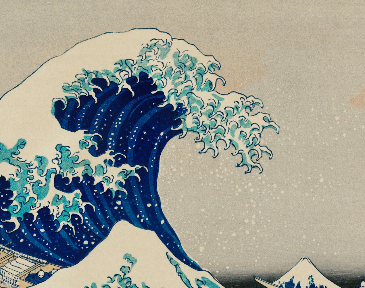 The Great Wave Japanese Print | High Res JPG File for Digital Printing ...