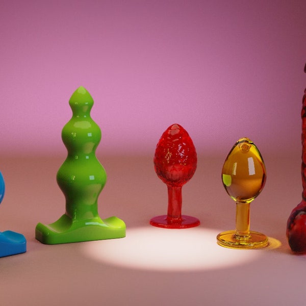 Butt Plug Dildo Stl Etsy 