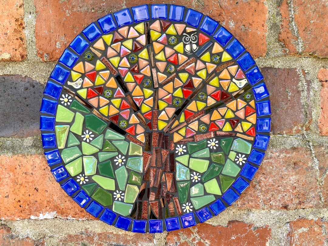 Tree of Life Art, Mosaic Tree of Life, Garden Decor, Anniversary Gift ...