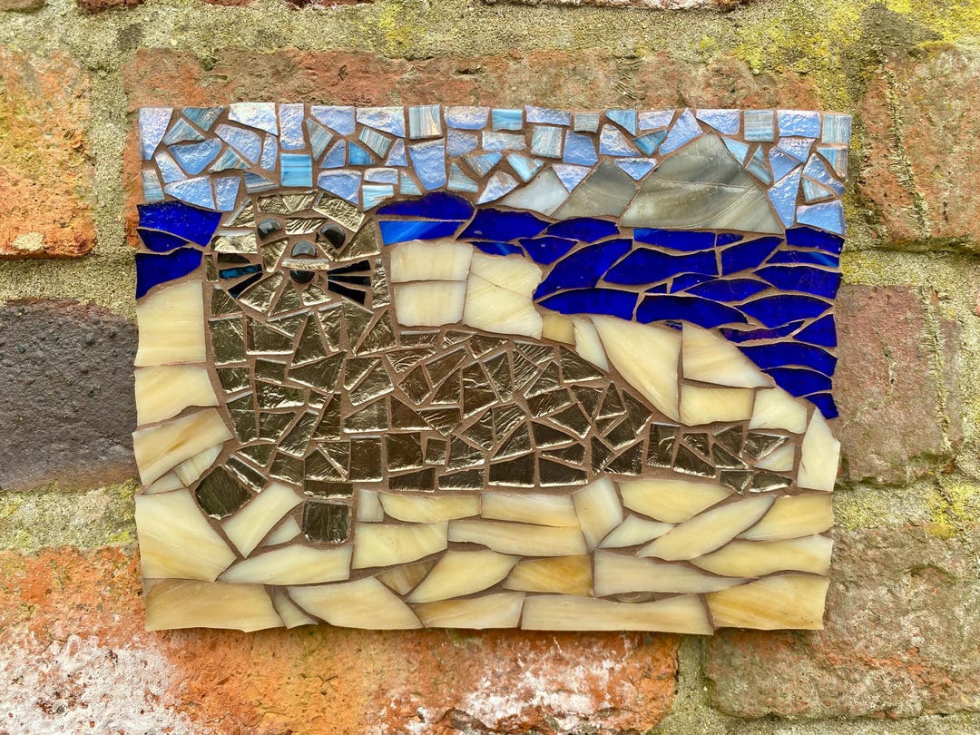 Seal Art, Mosaic Artwork, Seal Animal Gift, Seal Ceramic, Seal Picture ...