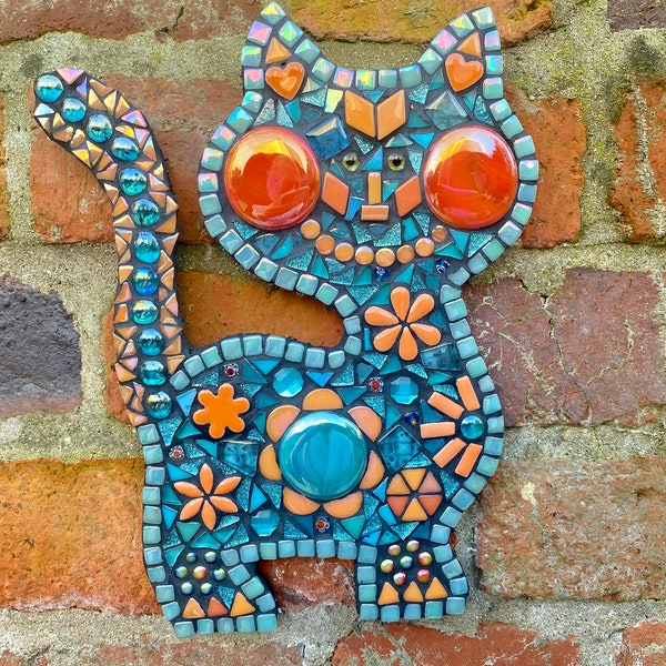 Funky Cat Art - Etsy