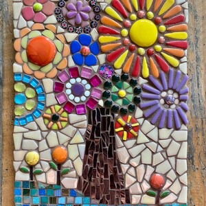 Mosaic Tree of Life, Mosaic Wall Art, Bespoke Art Gift, Garden Gift ...